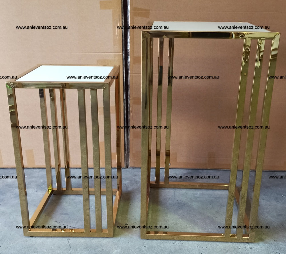 LUX Halo PIPE SQUARE Plinth - (Set of 2) – Ani Events